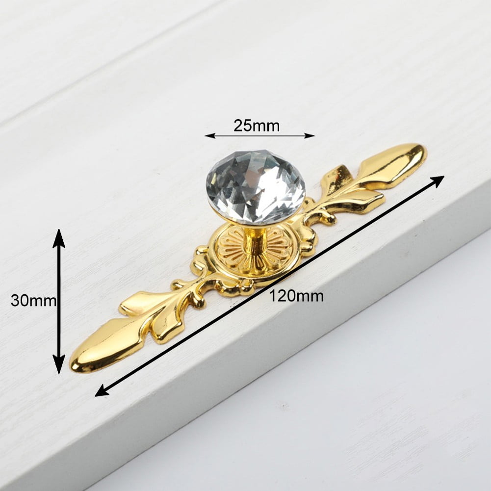 SUNFEX Door Pulls For Crystal Handle For Crystal Drawer Handles Glass ...