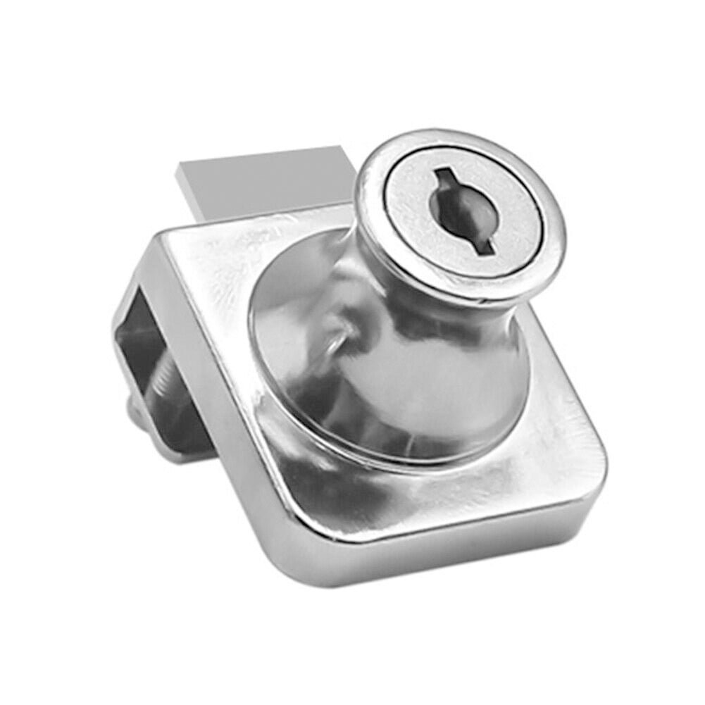 SUNFEX Glass Cabinet Lock Showcases Sliding Door Lock With Keys No ...