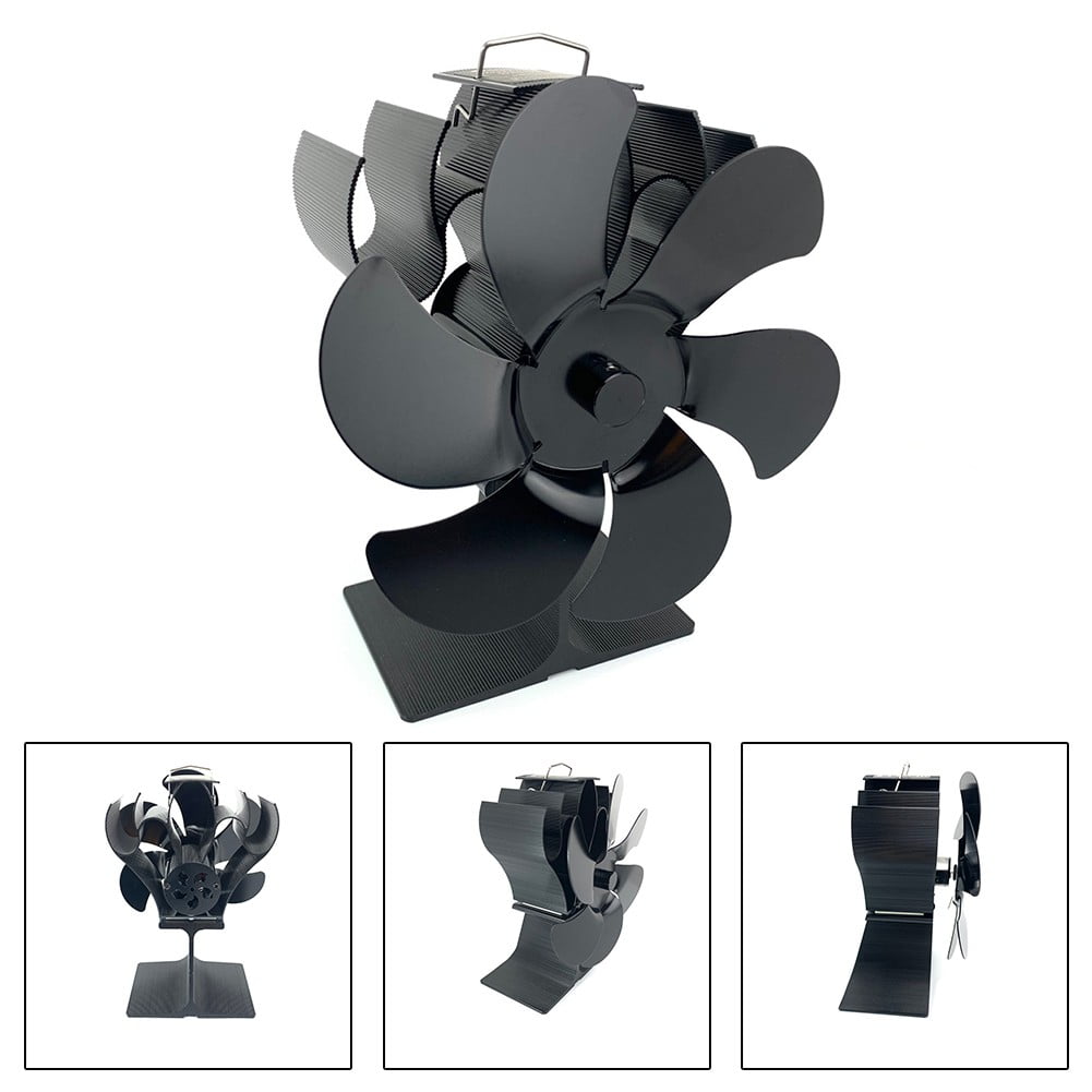 SUNFEX Go Green With Eco Friendly Heating Heat Powered Stove Fan For ...