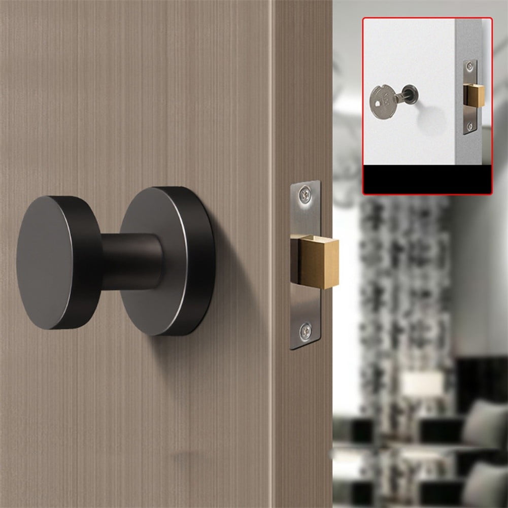 SUNFEX Invisible Door Lock Single Side Lock Interior Door Handle Lock ...