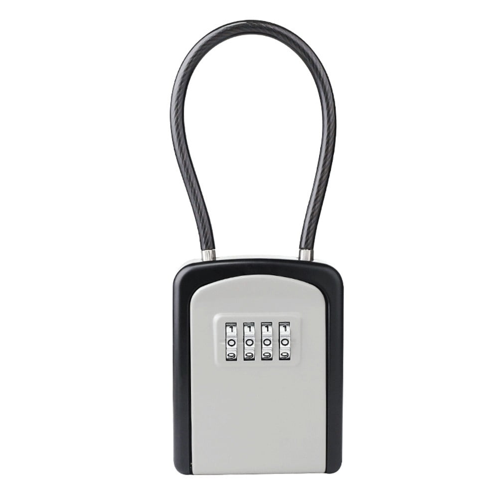 SUNFEX Key Safe Lock Box Outdoor Key Lock Box Storage Key Full Metal ...