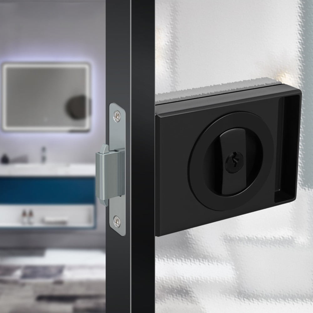 SUNFEX Kitchen And Bathroom Zinc Alloy Glass Sliding Door Lock Can Be ...