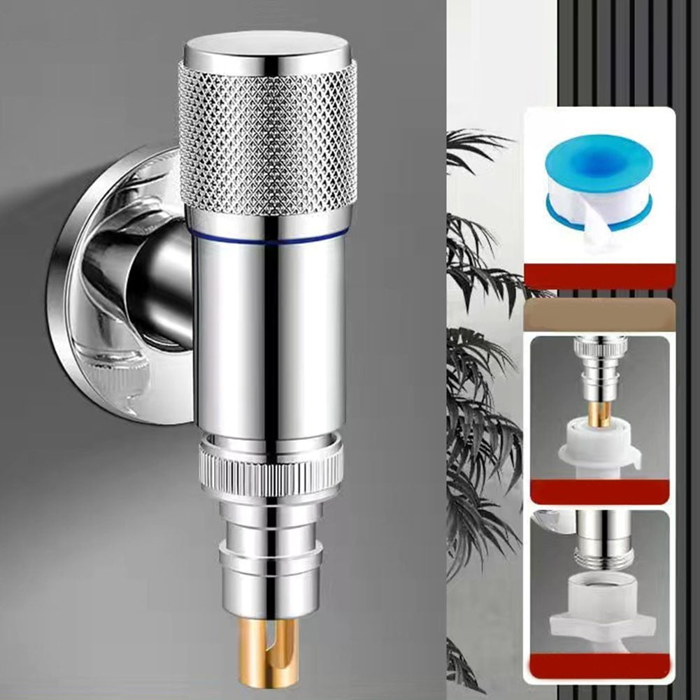 SUNFEX Multifunctional Stainles Steel Washing Machine Faucet Automatic ...