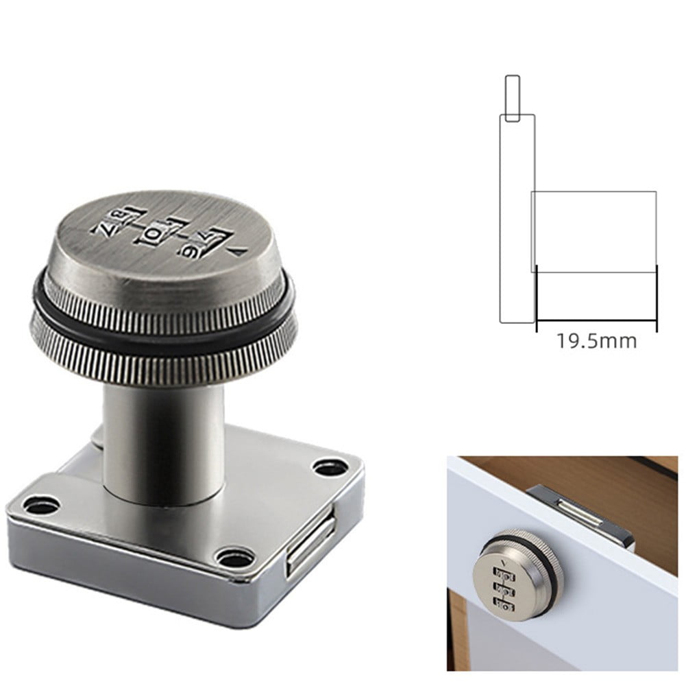 SUNFEX Password Locking Hasp And Staple With Padlock Garage Lock ...