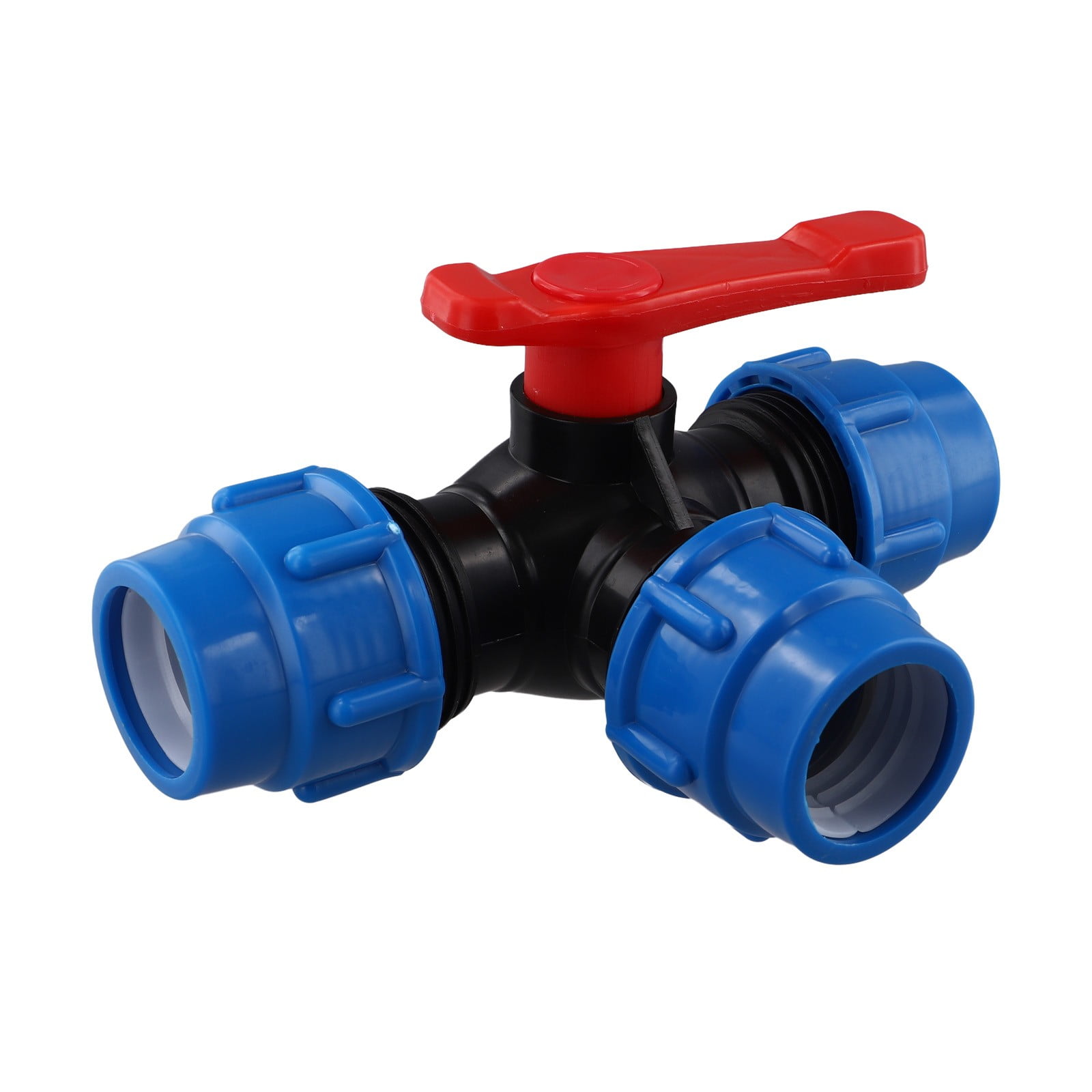 SUNFEX Pe Pipe Diverter 3-Way Ball Valve 20/25/32/40Mm/50Mm Plastic ...