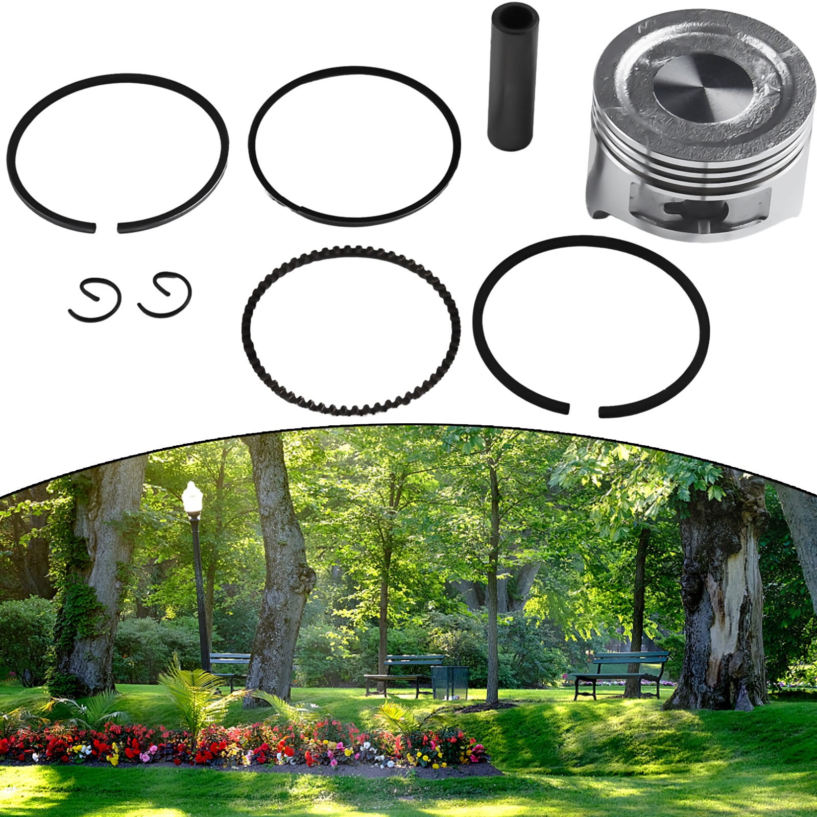 SUNFEX Piston & Rings Standard For Honda Engine (60Mm Bore) 13101-Zh7 ...
