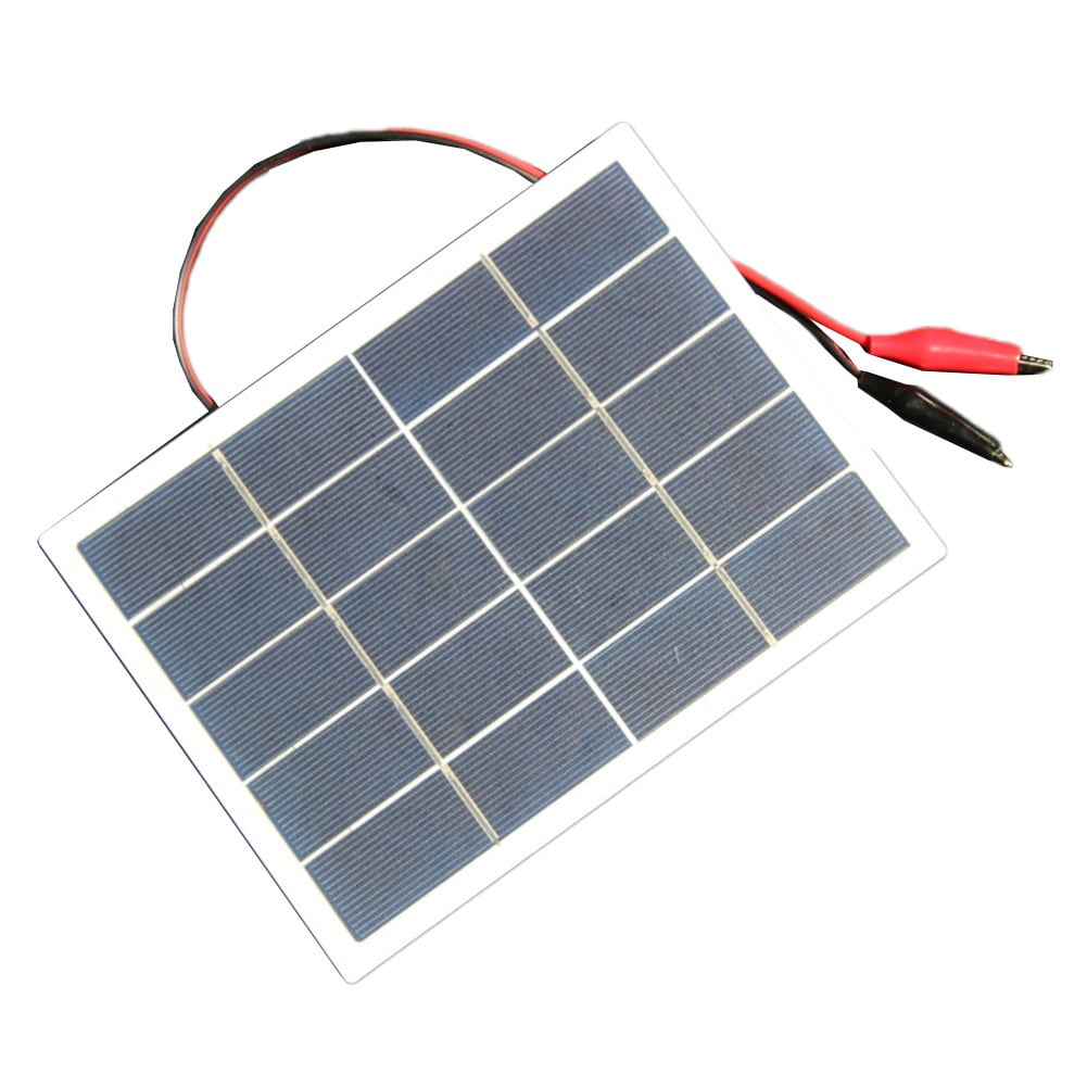 SUNFEX Portable 3W 5V Solar Panel with Clip for Outdoor DIY Module ...
