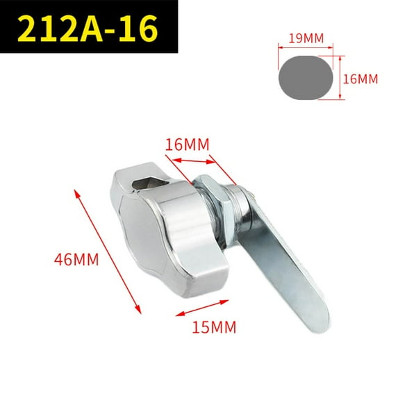 SUNFEX Security Lock Cabinet Cam Lock Cabinet Door Padlock Zinc Alloy ...