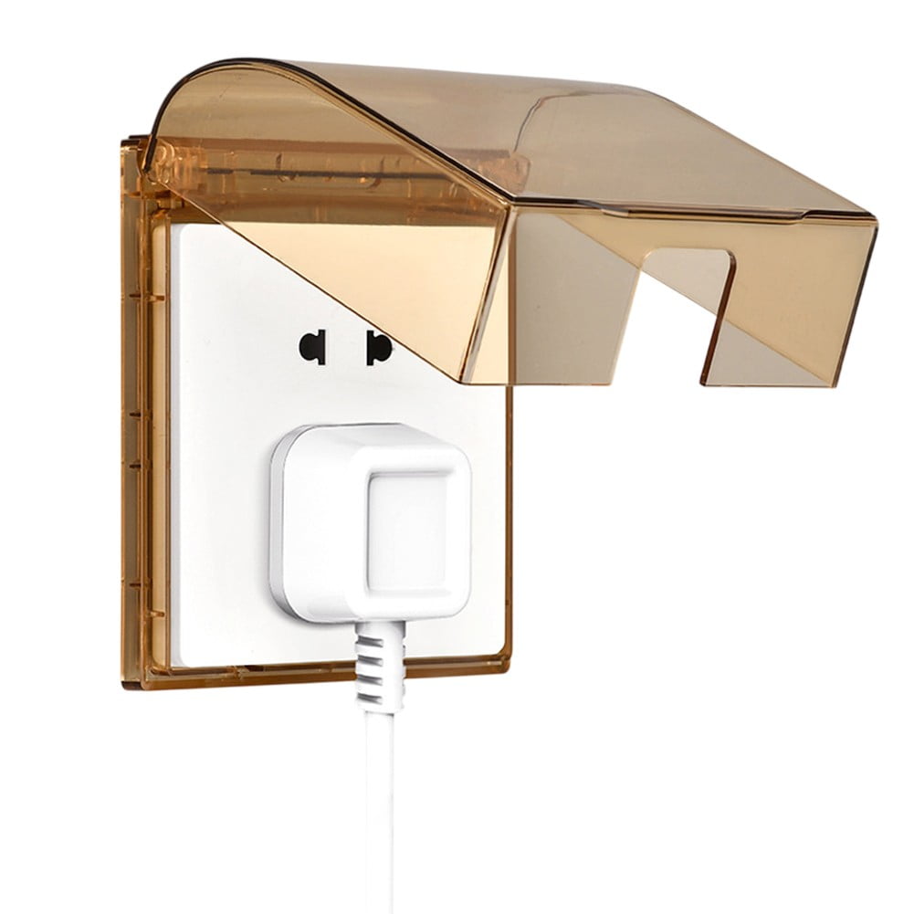 SUNFEX Self-Adhesive 86 Type Wall Socket Waterproof Box Electric Cover ...
