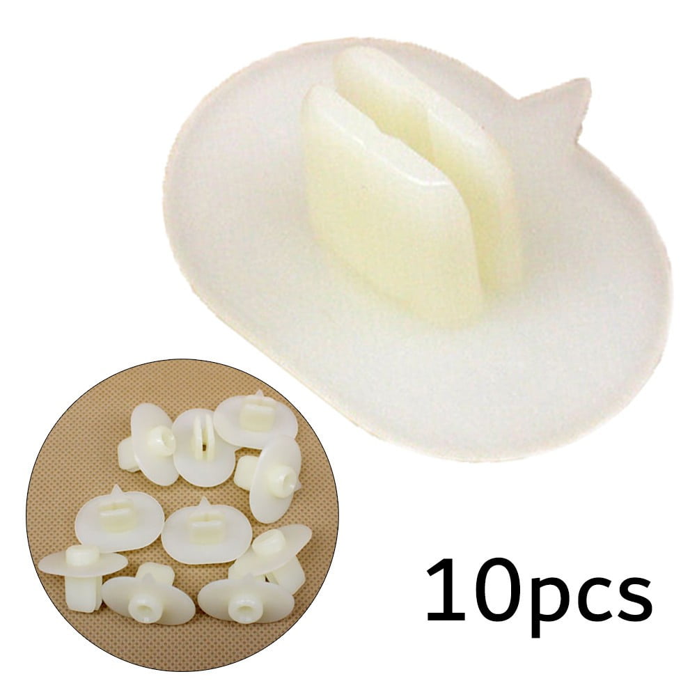 SUNFEX Set Of 10 Bumper Side Grommet Nylon Nut Fastener Clips For Honda ...