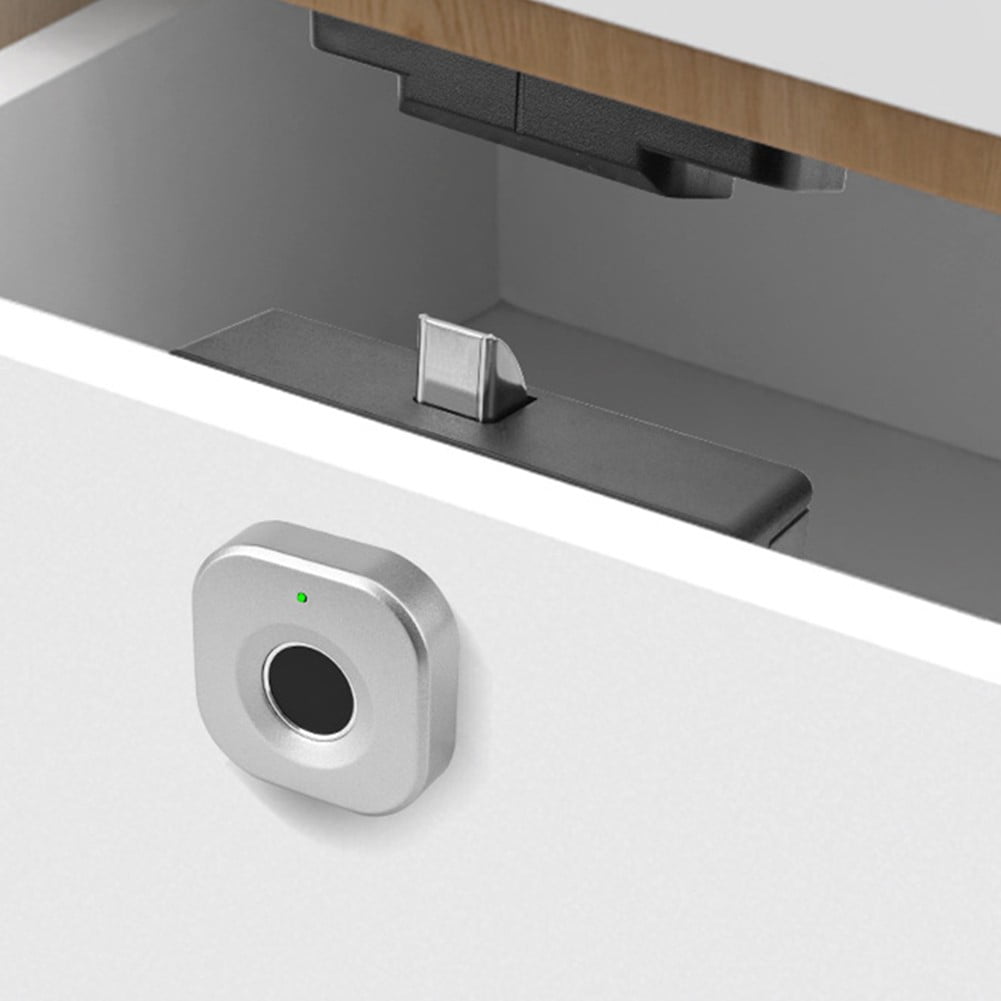 SUNFEX Smart Fingerprint Lock Drawer Lock Handle Cabinet Lock Shoe ...