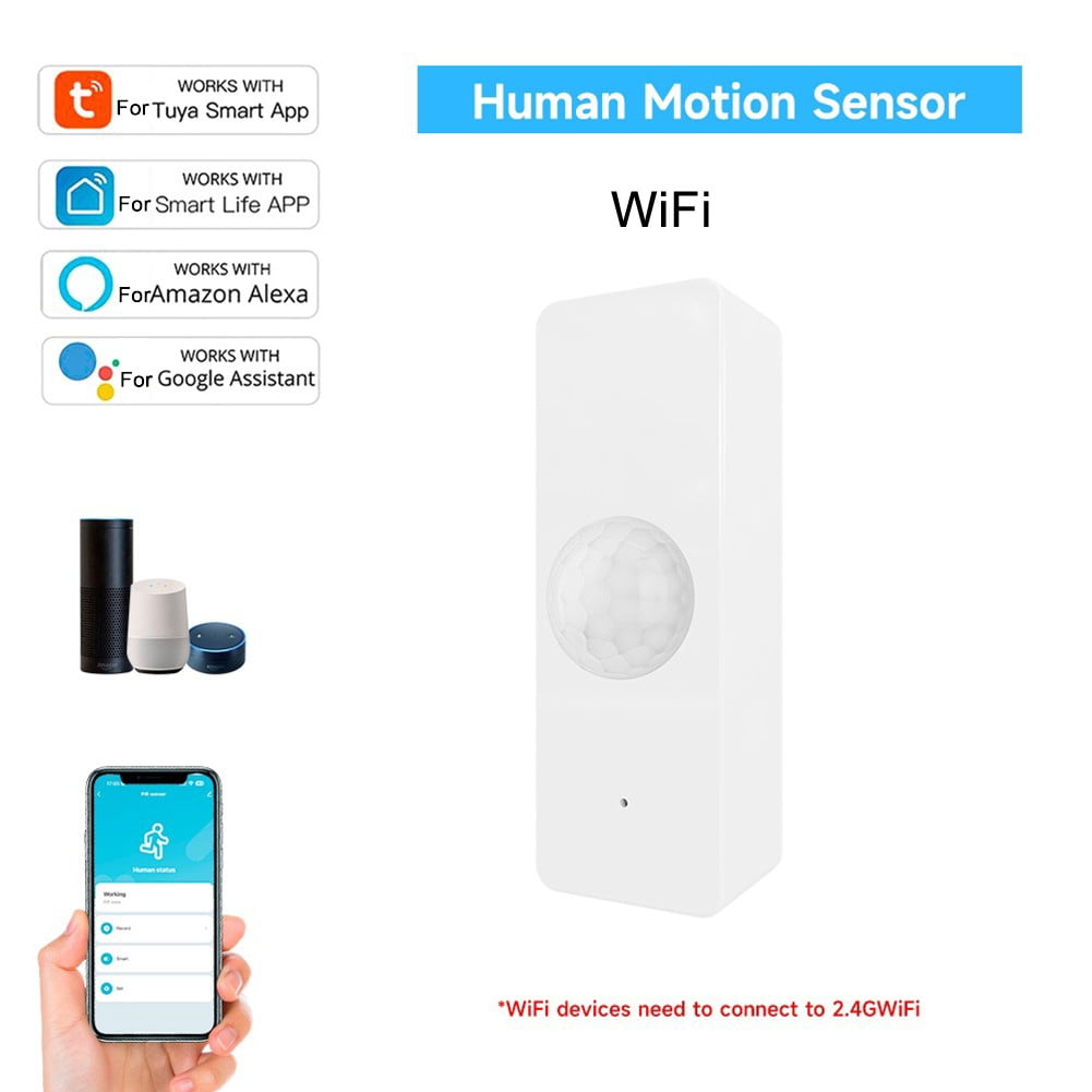 SUNFEX Smart Wifi Motion Sensor Infrared Detector For Home Security ...