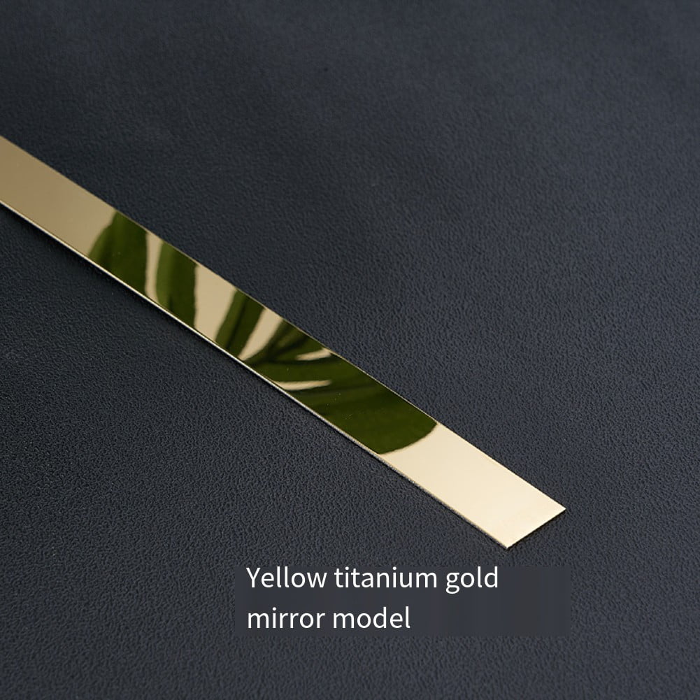 SUNFEX Stainless Steel Decorative Strips Flat Strips Metal Ceiling Trim ...