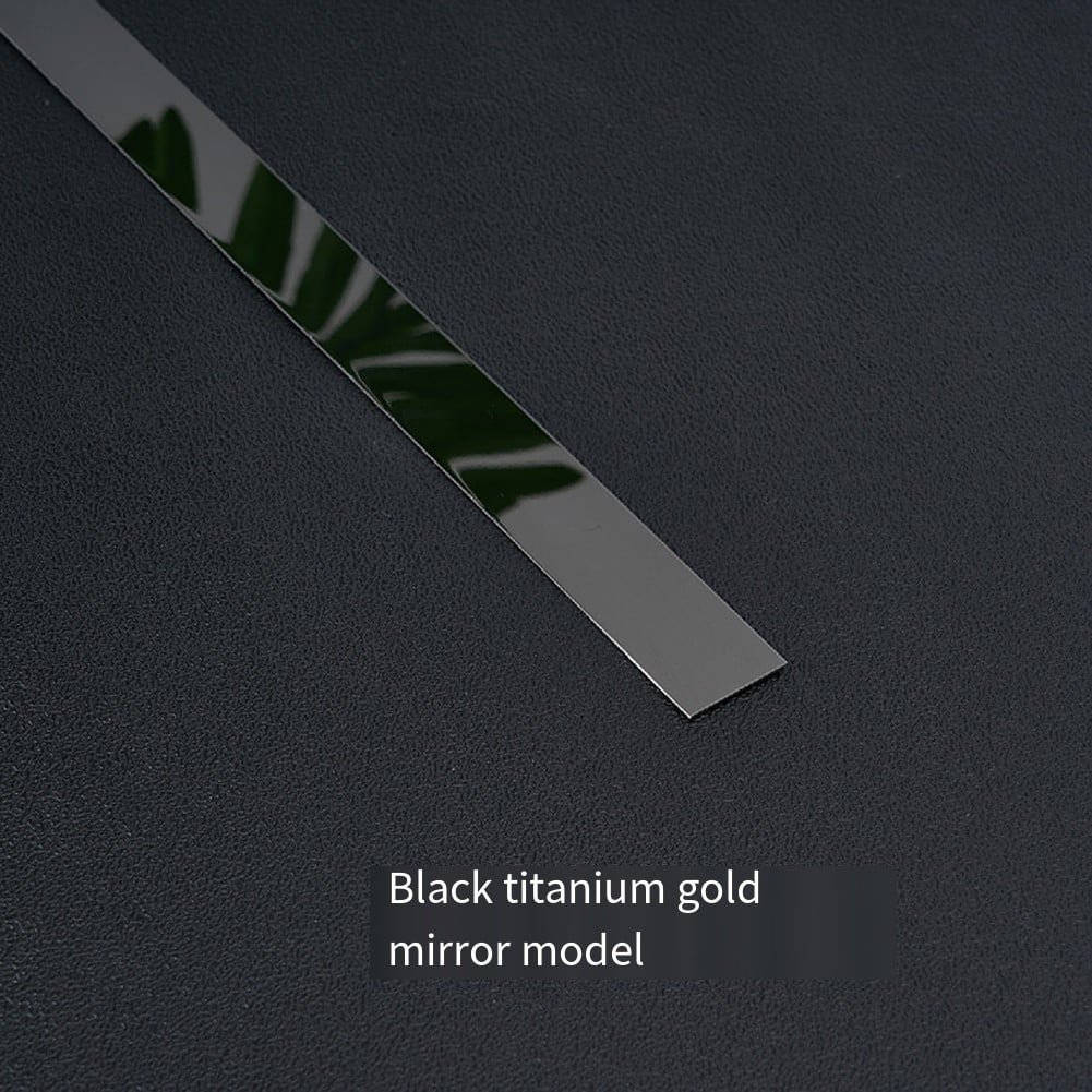 SUNFEX Stainless Steel Decorative Strips Flat Strips Metal Ceiling Trim ...