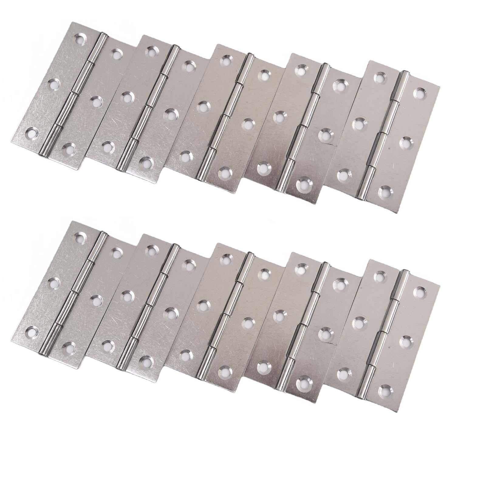 SUNFEX Stainless Steel Flat Hinge For Cabinet Box Doors Usage Easy ...