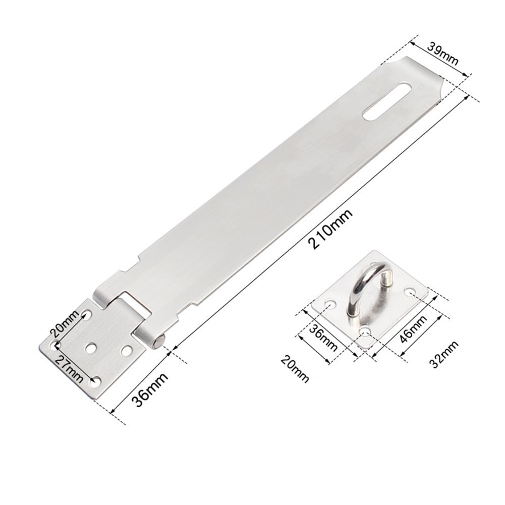 SUNFEX Stainless Steel Lock Plate Lock Bolt Buckle Old-Fashioned ...