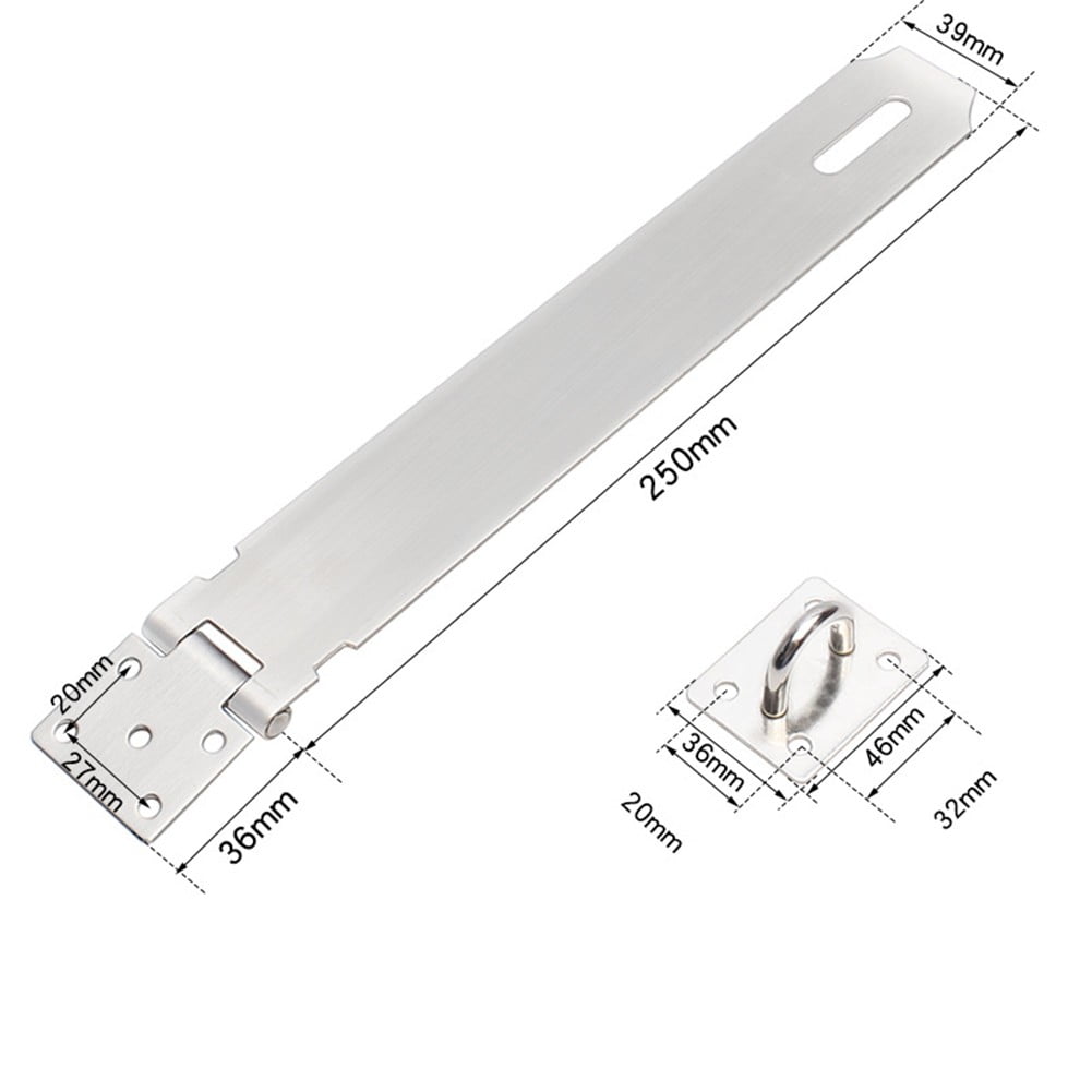 SUNFEX Stainless Steel Lock Plate Lock Bolt Buckle Old-Fashioned ...