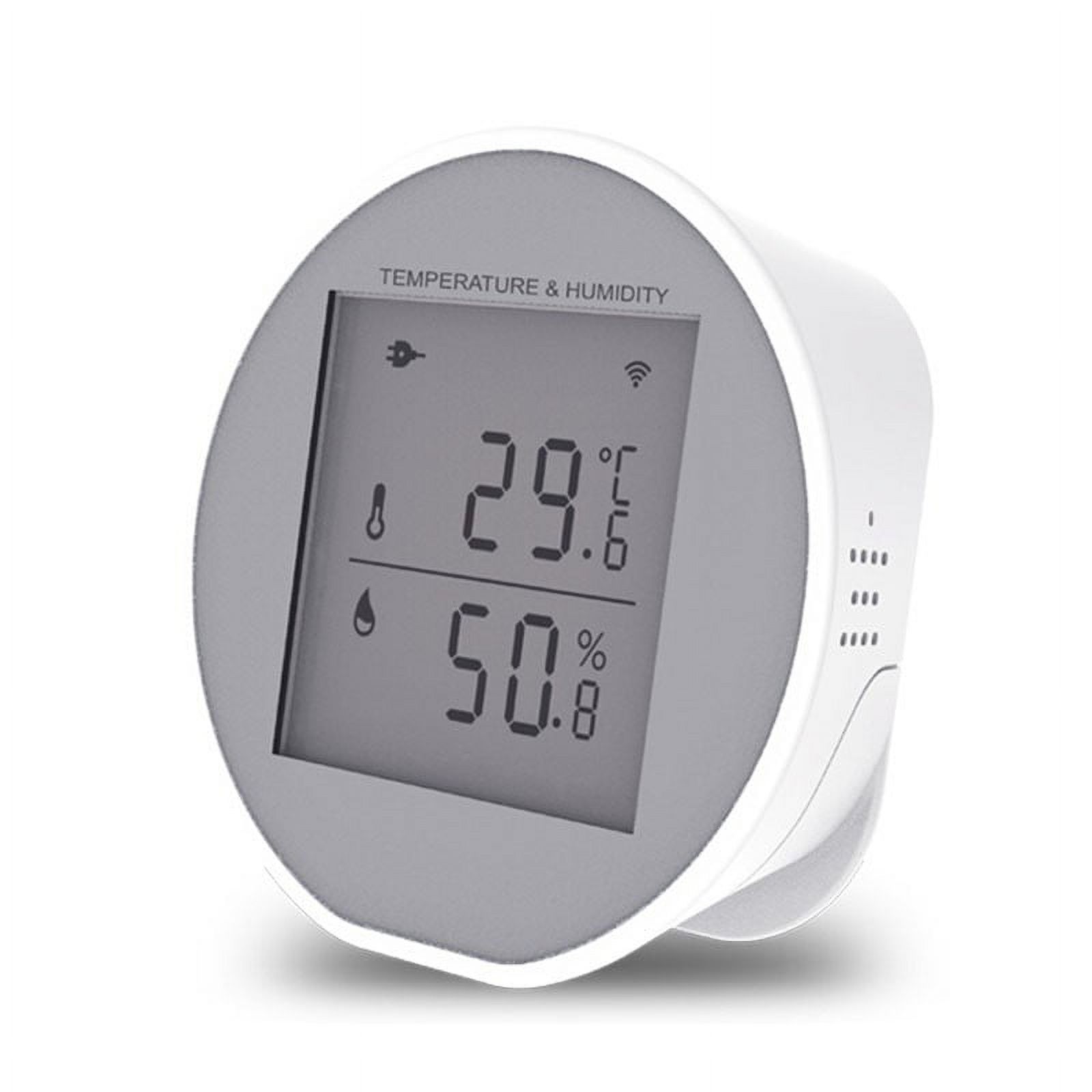 SUNFEX Temperature Sensor Hygrometer Wifi With Lcd Display Battery ...