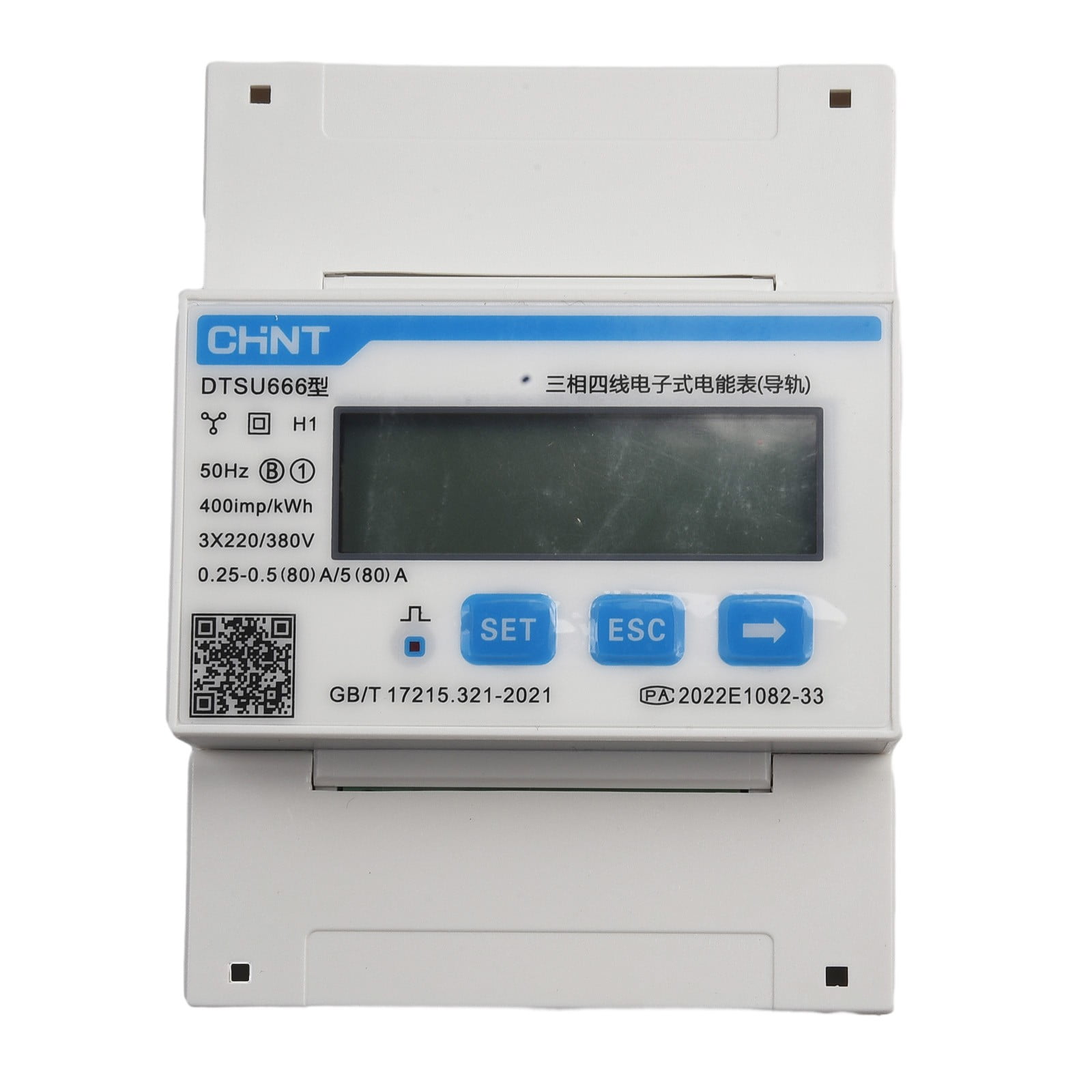 SUNFEX Three-Phase Four-Wire Guide Rail Type Dtsu666 Electricity Energy ...