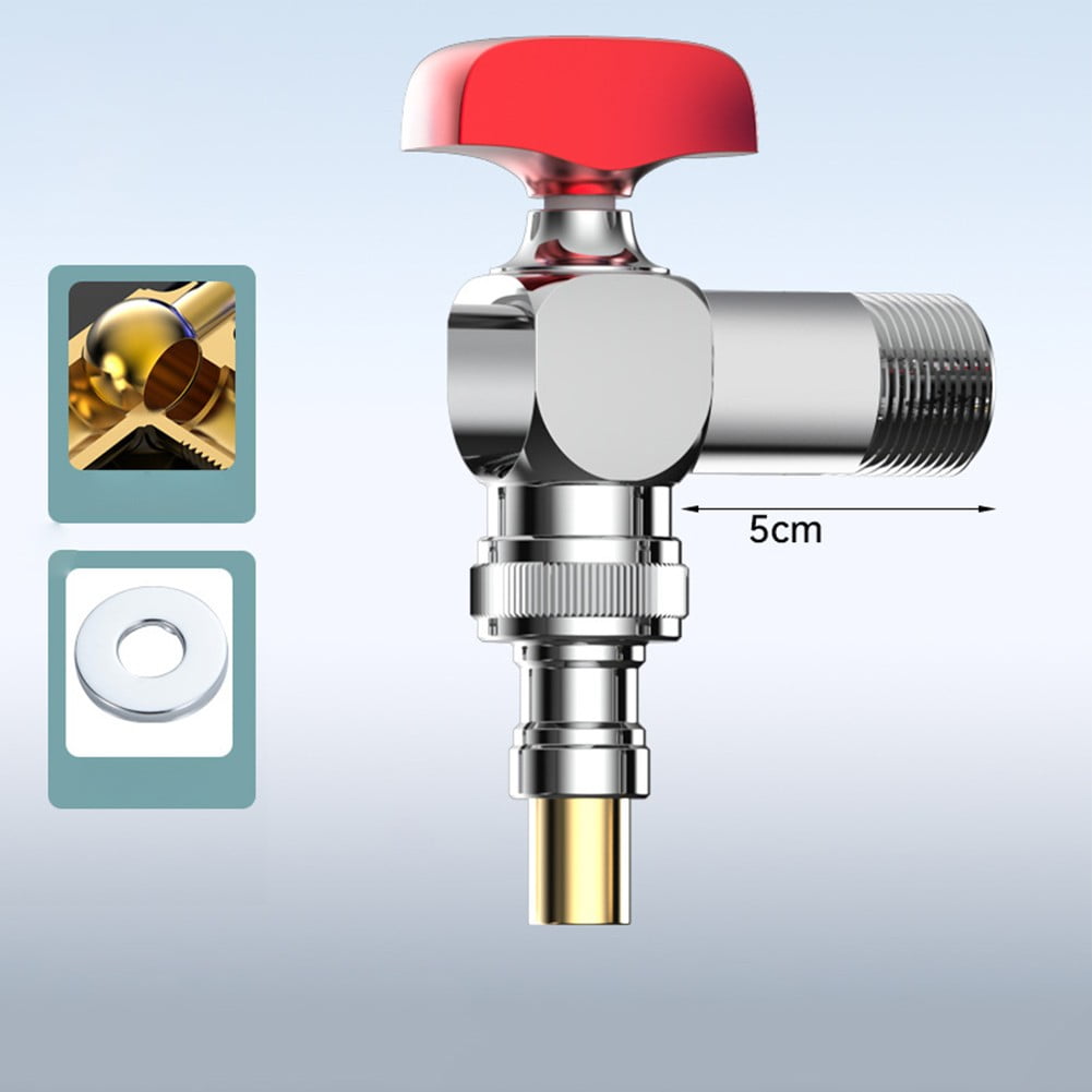 SUNFEX Washing Machine Faucet Water Stop Quick Opening Angle Valve ...