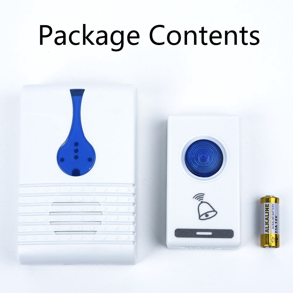 SUNFEX Waterproof Wireless Doorbell with Remote Control and 32 Melodies ...