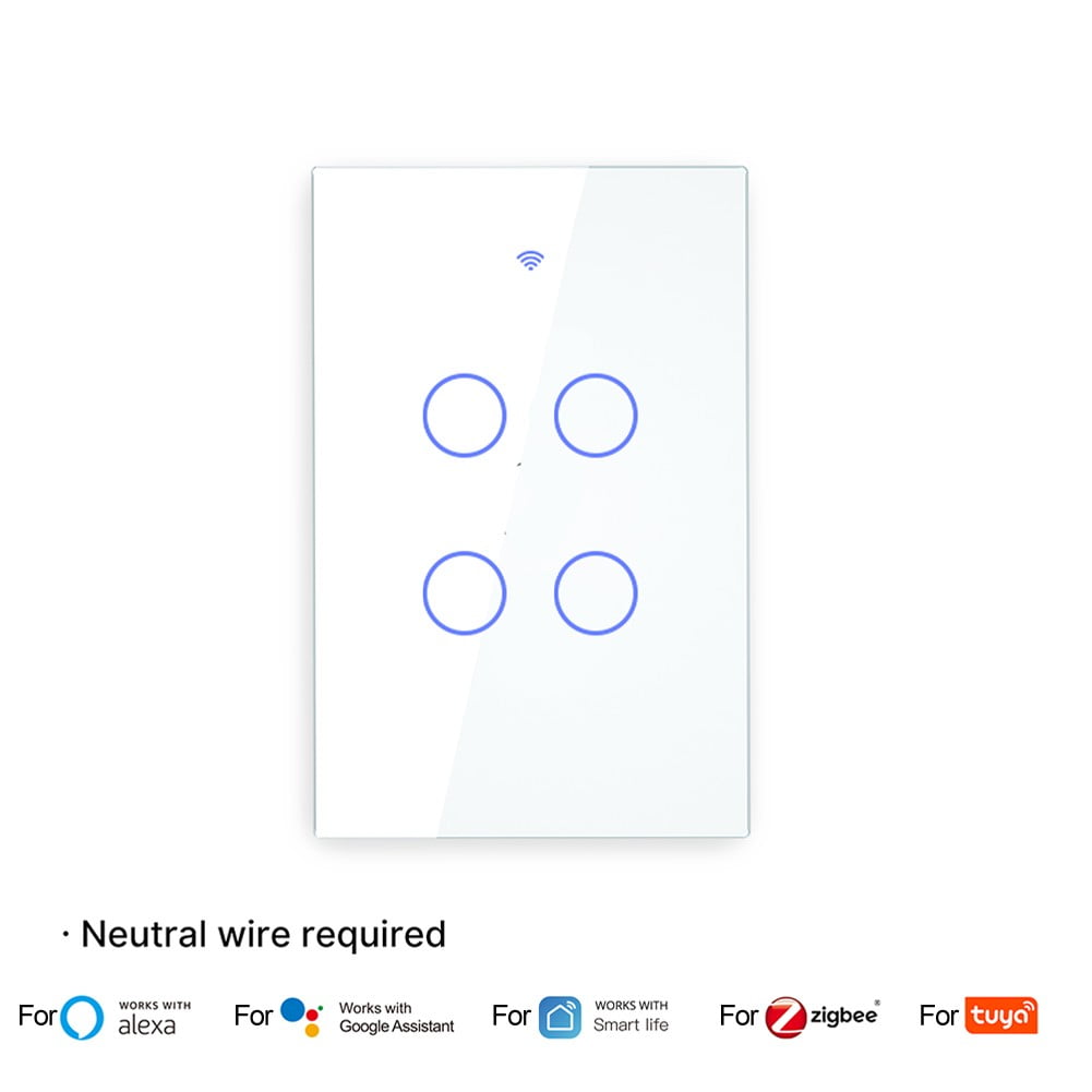SUNFEX Wireless For Zigbee Touch Switch With App Control And Custom ...