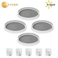 SUNFICON 4 Pack 10 Inch Plastic Kitchen Turntables Organizer, Lazy ...
