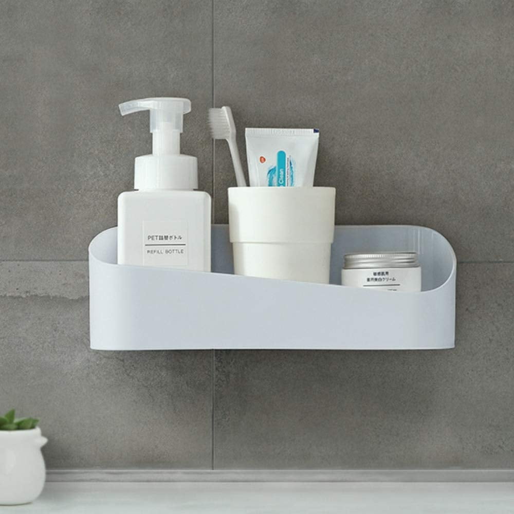 SUNFICON Adhesive Shower Caddy Bathroom Shelf Organizer Wall Storage ...