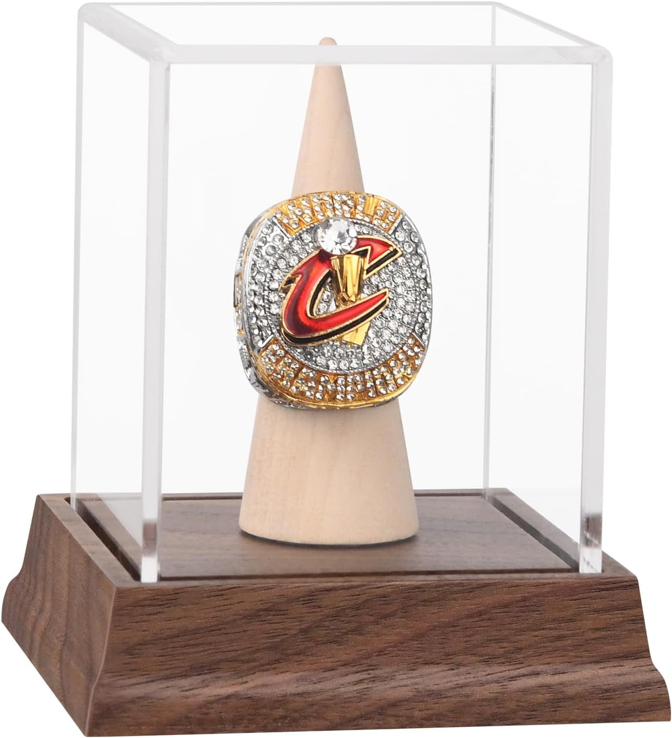 SUNFICON Championship Ring Display Case Baseball Softball Football Ring ...