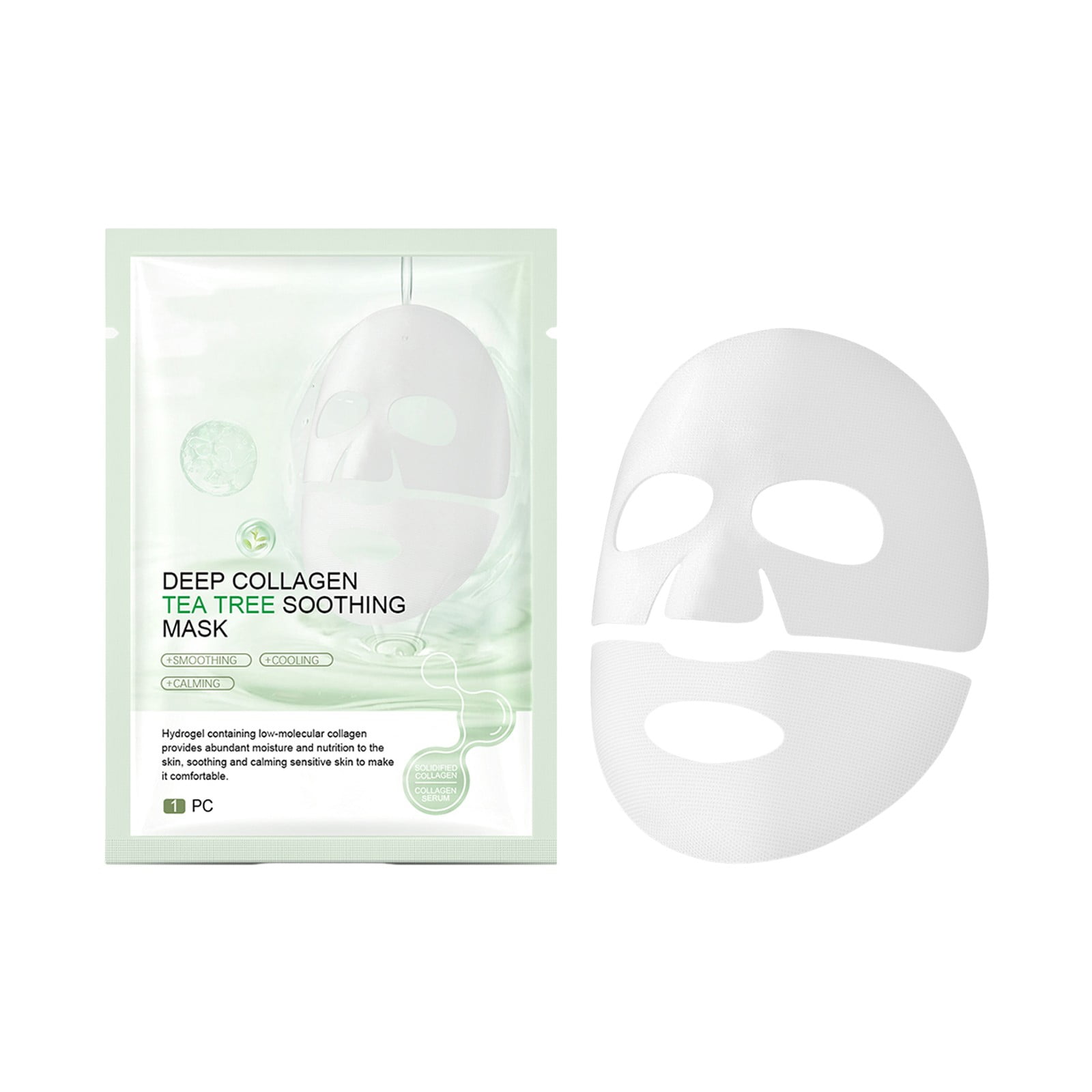 Xaweyi - Deep Collagen CICA Teatree Soothing Overnight Mask 37gx10ea | The real collagen ...