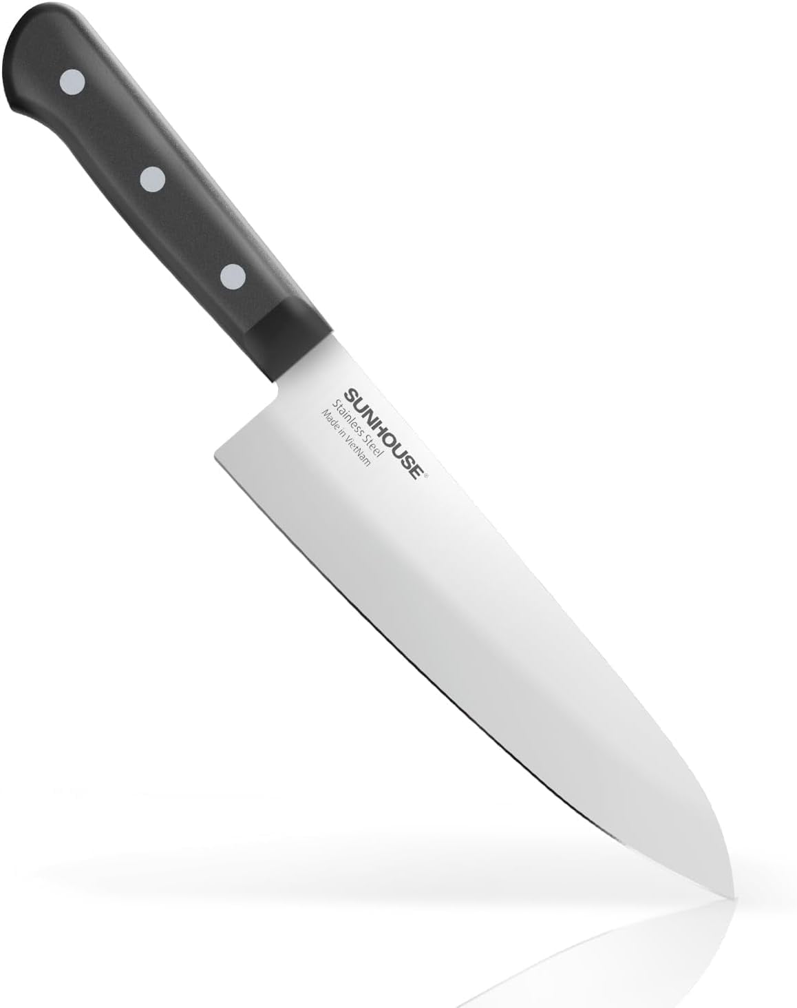 Sunhouse 8-Inch High Carbon Stainless Steel Chef Knife with Ergonomic ...
