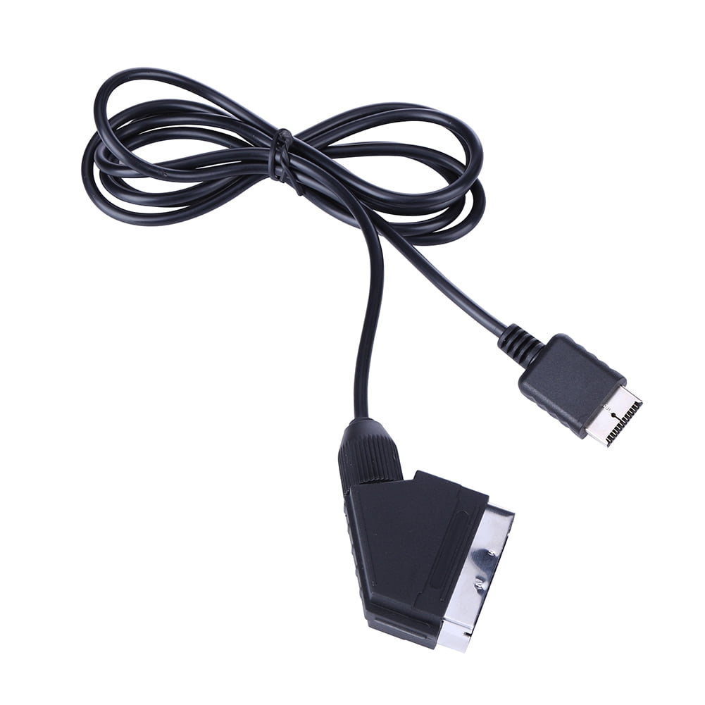 SUNHUFA 1.8m RGB SCART Cable Game Console Cable TV AV Cable for PS1 PS2 ...