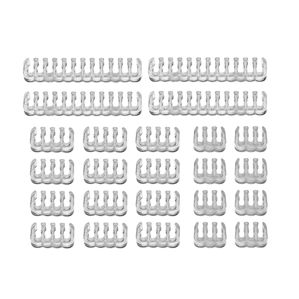SUNHUFA 24pcs Computer Cable Manager Clamp Clips 24Pin 8Pin 6Pin Wire ...