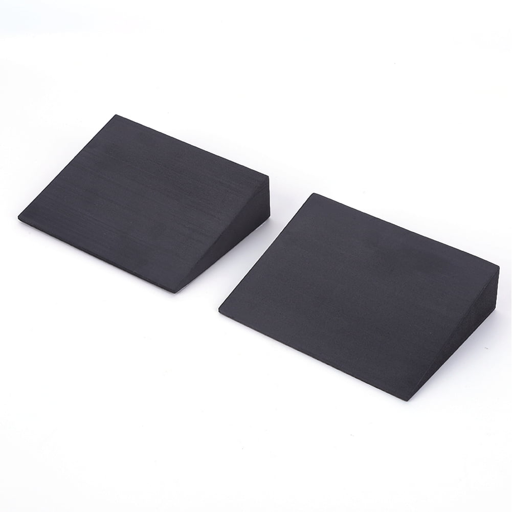 SUNHUFA 2Pcs Yoga Wedge Blocks Non-Slip Squat Wedge Block for Home Gym ...