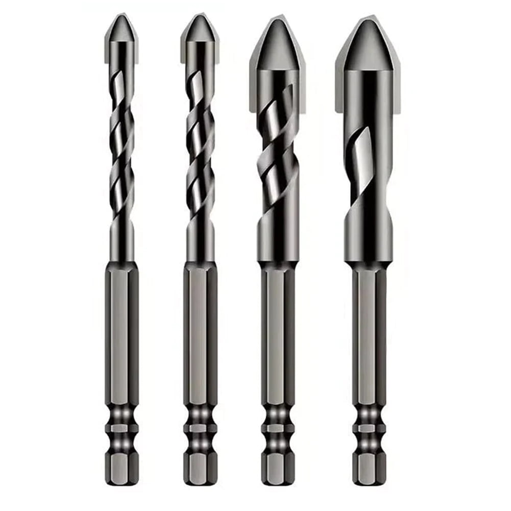 SUNHUFA 3/4 Pcs High-Strength Eccentric Twist Drill Bit 6mm/8mm/10mm ...