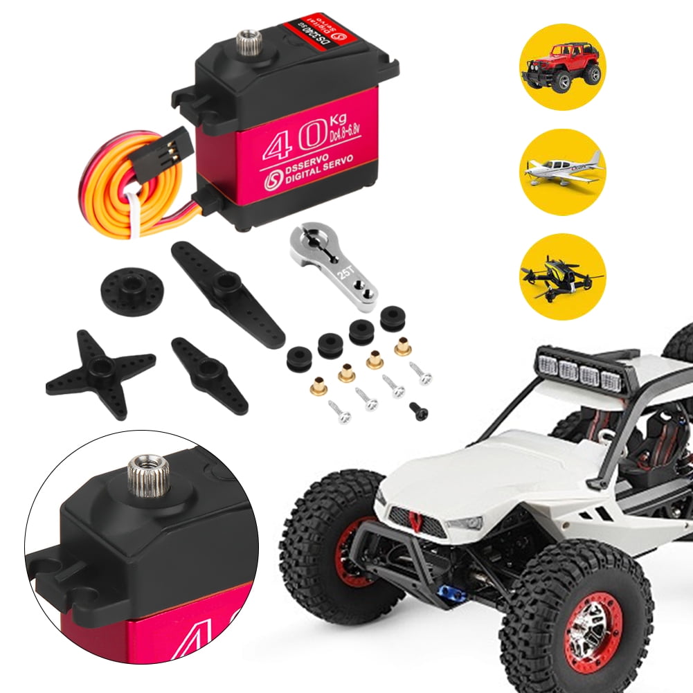 SUNHUFA 40KG RC Car Servo Motor Waterproof Digital Servo High Torque ...
