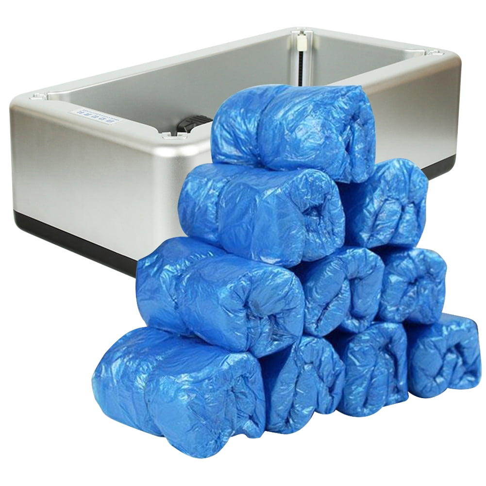 SUNHUFA Automatic Shoe Cover Machine With100Pcs Disposable Shoe Covers ...