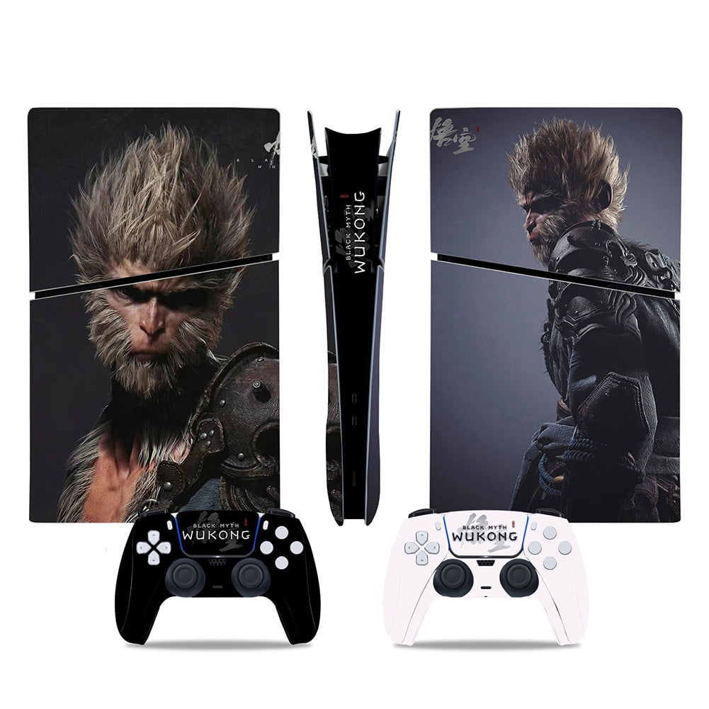 SUNHUFA Black Myth Wukong Vinyl Sticker for PS5 Slim Digital Console ...