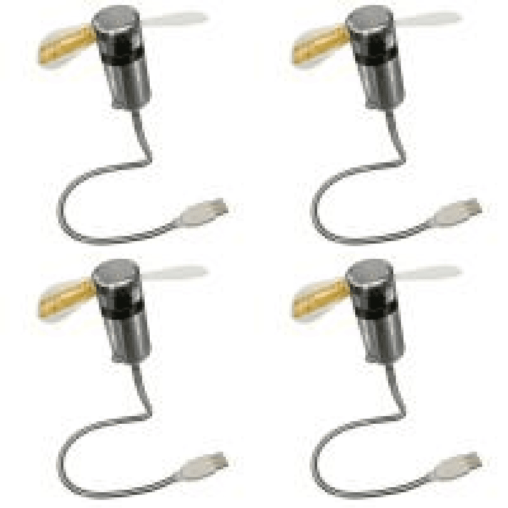 SUNHUFA Clock Fans DC 5V LED Clock Fan Portable Gadgets (Time ...