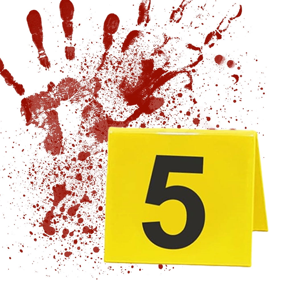 SUNHUFA Crime Scene Marker Evidence Marker Acrylic Evidence Number ...