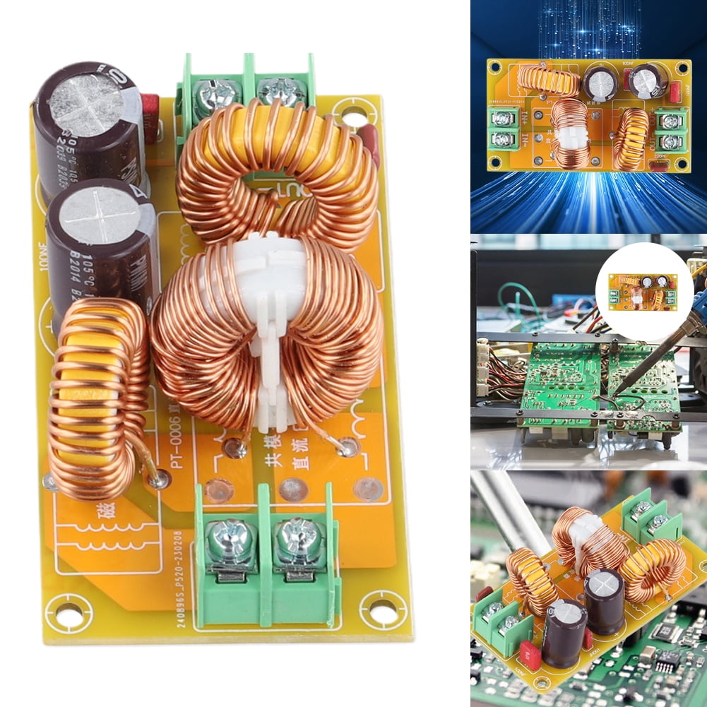 SUNHUFA DC LC Filter Electromagnetic Interference Filter EMI Filter EMC FCC (4A) - Walmart.com