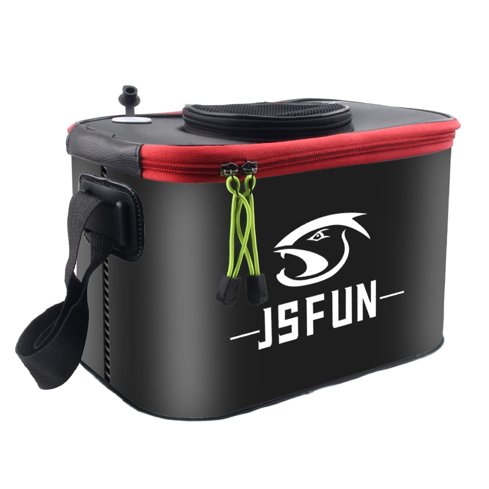 SUNHUFA EVA Live Fish Box Carrying Handles Collapsible Outdoor Water ...