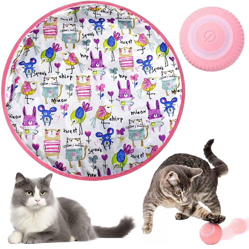 SUNHUFA Interactive Cat Toy 2 in 1 Cat Chasing Ball Funny for Indoor ...