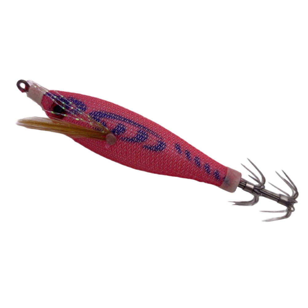 SUNHUFA Luminous Artificial Squid Hook Horizontal Bionic Shrimp Baits ...