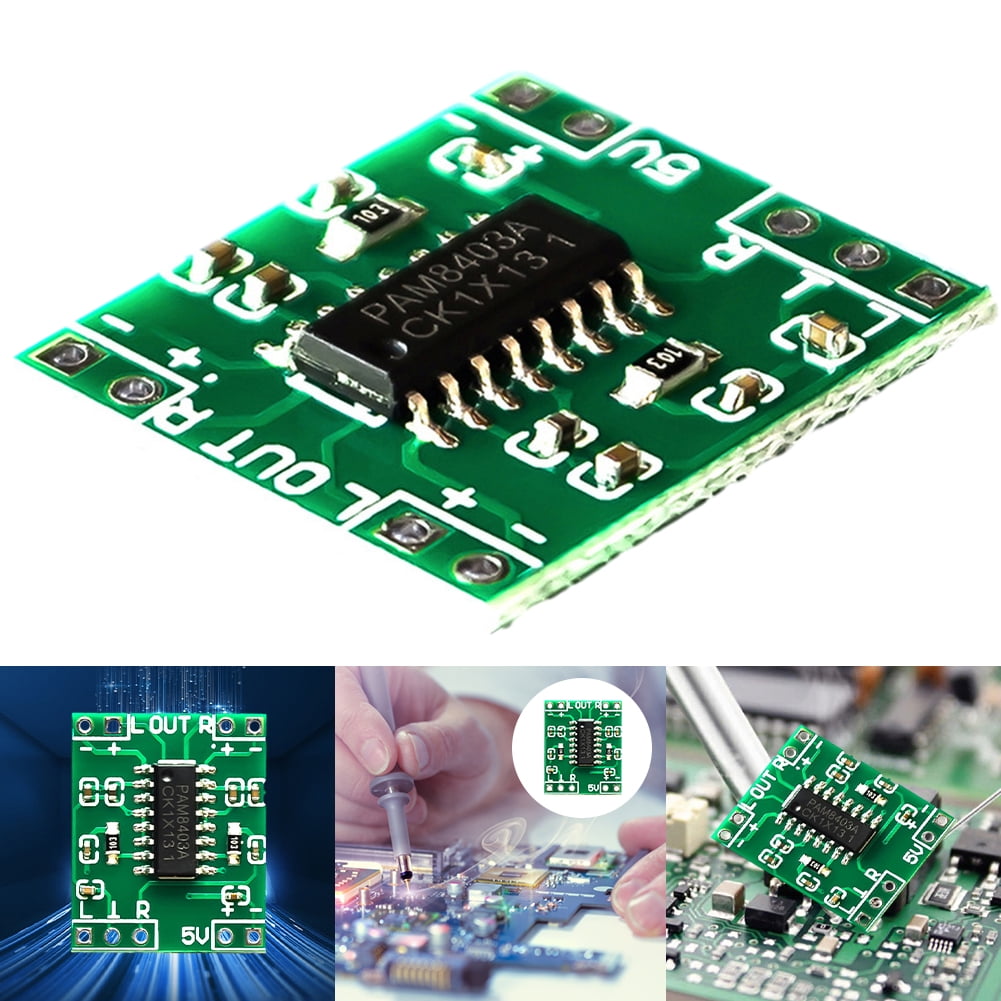 SUNHUFA PAM8403 Super Mini Digital Amplifier Board 2.5V-5.5V 2 Channels ...