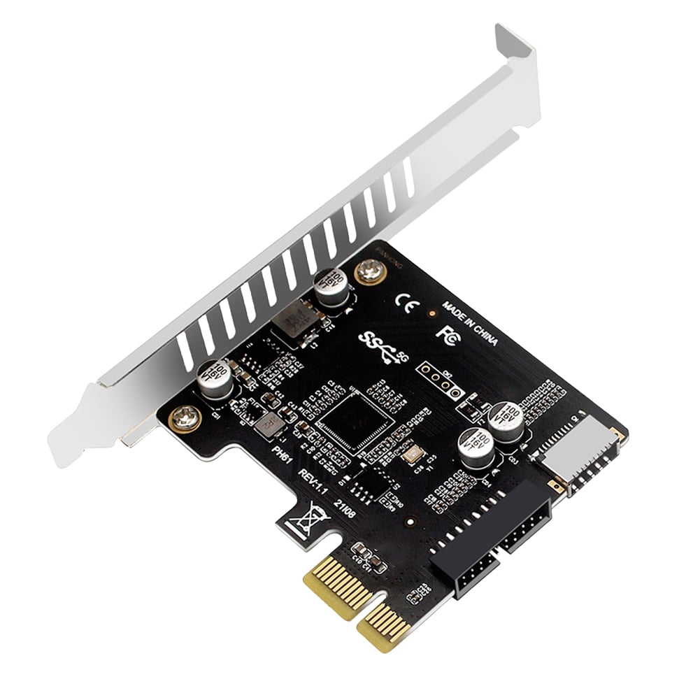 SUNHUFA PC PCI-E To USB 3.0 PCIE Expansion Controller Card 19PIN PCI ...