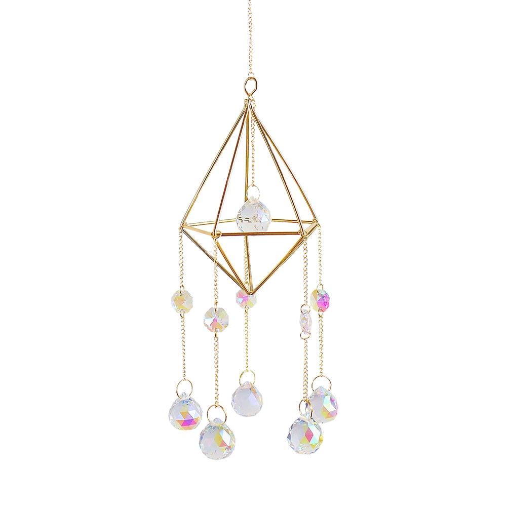 SUNHUFA Prism Rack Ball Light Catcher Home Outdoor Courtyard Hanging ...