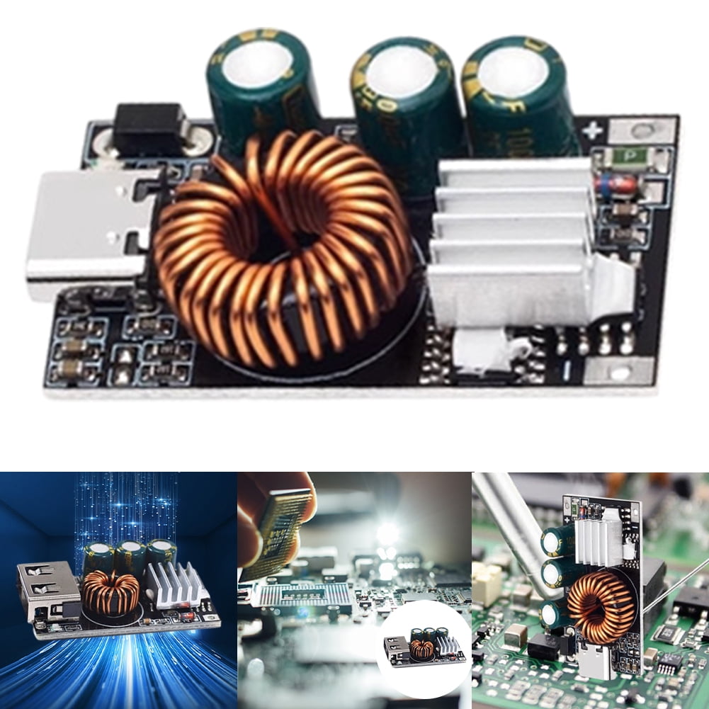 SUNHUFA QC3.0 DIY Fast Charger Step-down Module DC 5-32V 24W Charging Buck Module Emergency ...