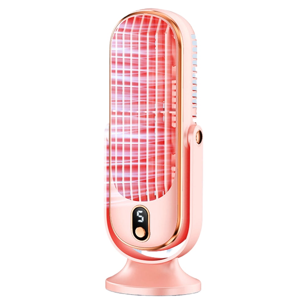 SUNHUFA Small Air Cooler USB Rechargeable 1800mAh Tower Table Fan 5 ...