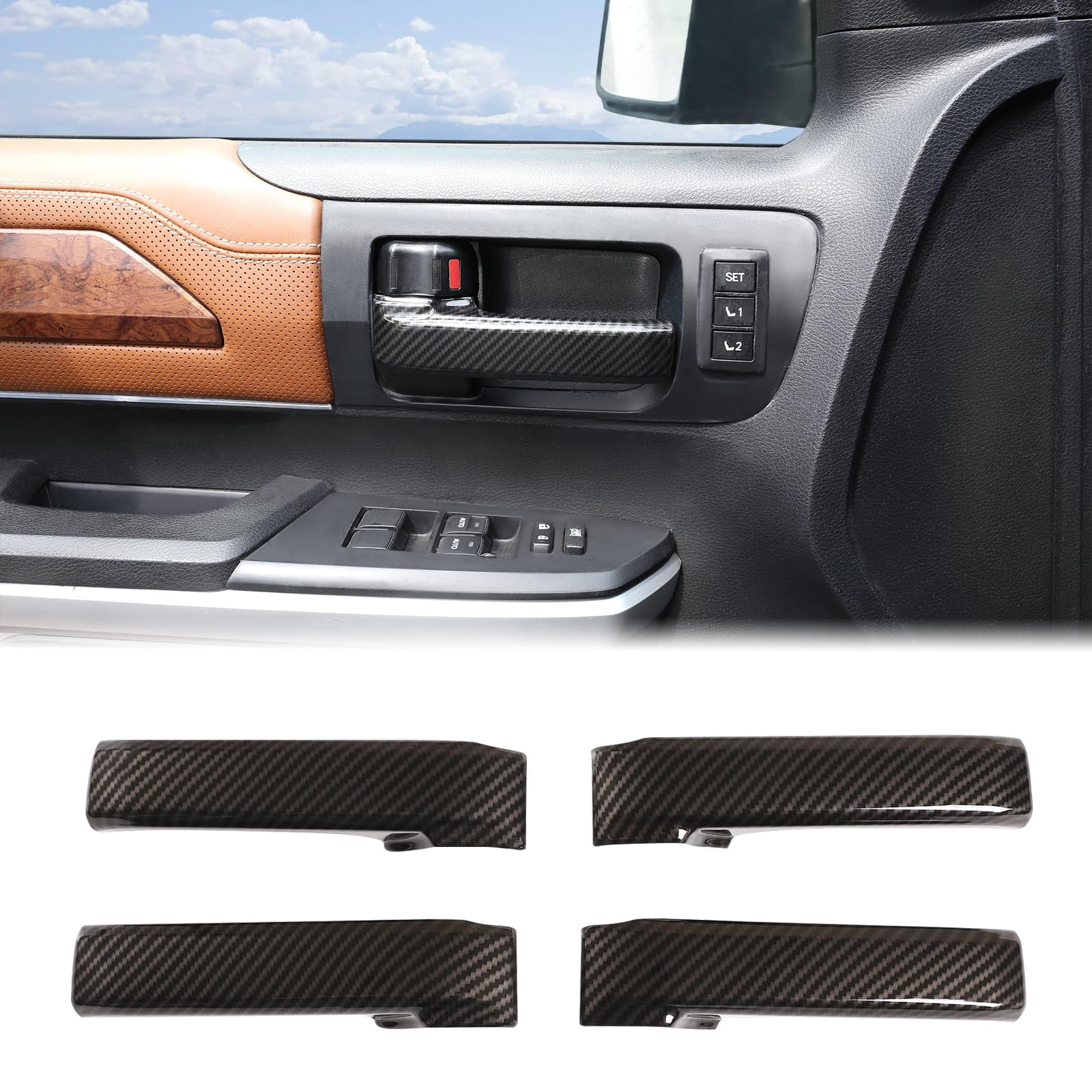 SUNJIKA Compatible with Carbon RRF12 Fiber Gear Shifter Driving Mode ...
